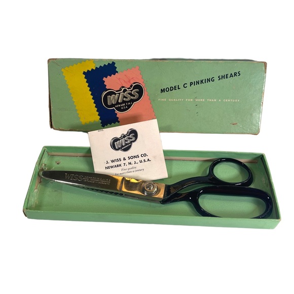 wiss | Other | Vintage Wiss Model C Pinking Shears Scissors Made In Usa ...